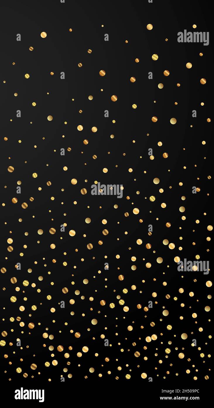 Festive extra confetti. Celebration stars. Sparse gold confetti on ...