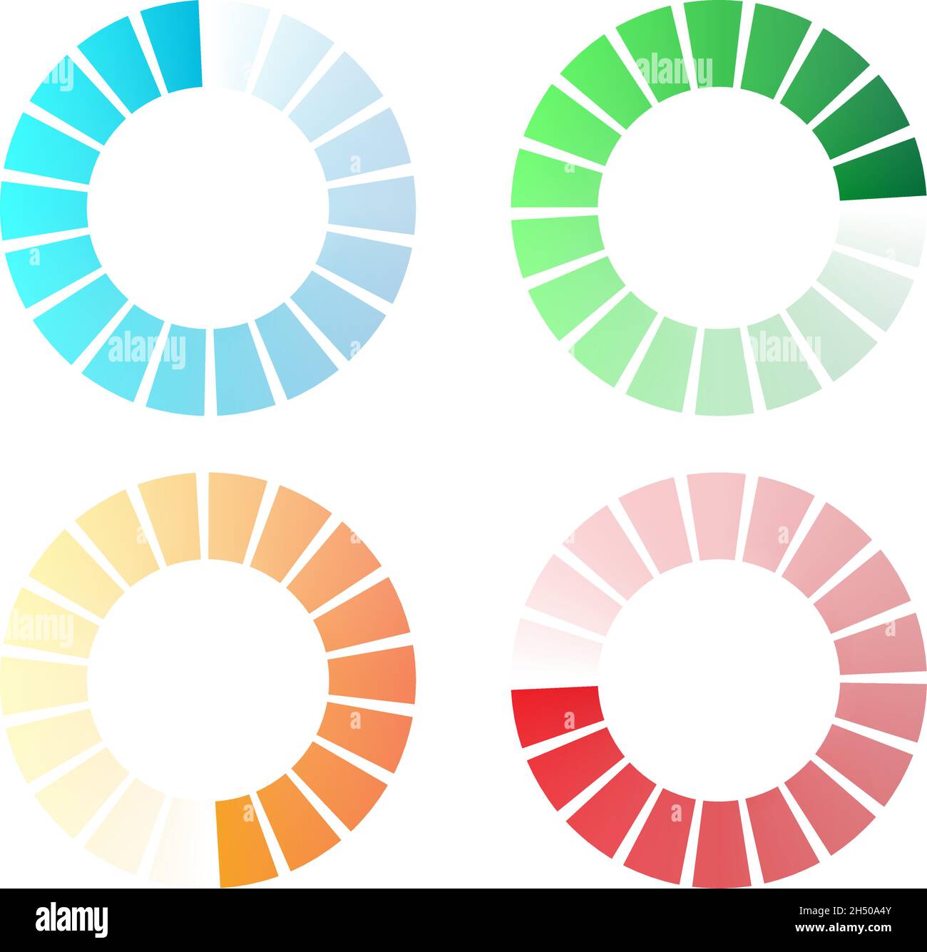 Progress Steps Phases Indicator Preloader Buffer Shape Circle Circular Loading Icon