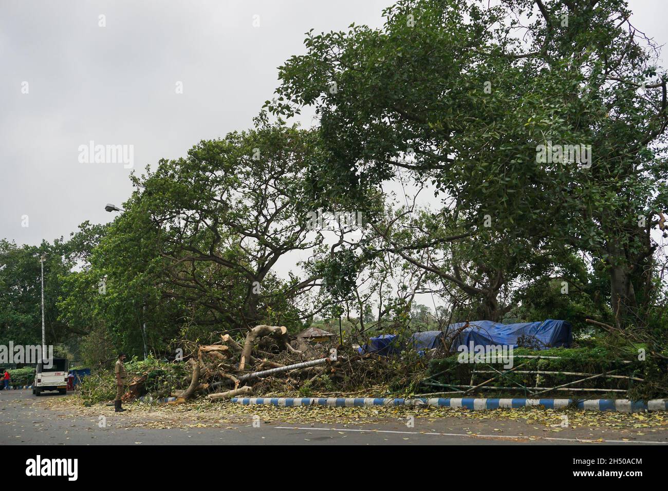 Kolkata, West Bengal, India - 25th May 2020 : Super cyclone Amphan ...