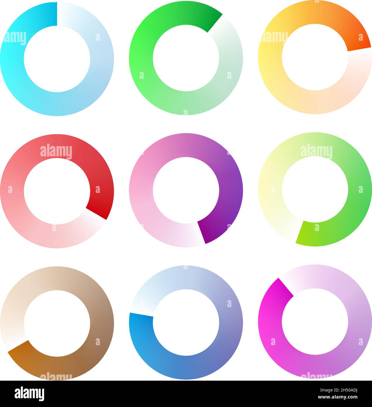 Progress Steps Phases Indicator Preloader Buffer Shape Circle Circular Loading Icon