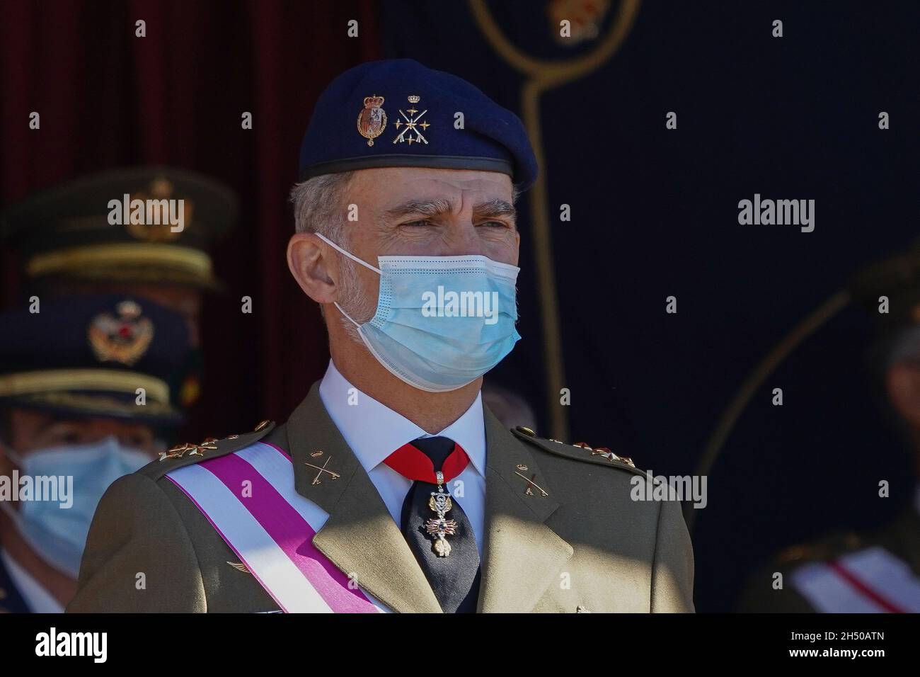 King Felipe VI of Spain attends the swearing in of the new Royal ...