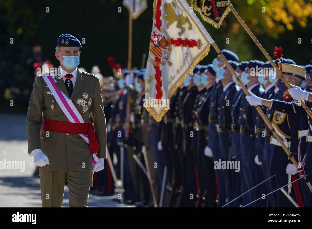 Madrid, Spain. 05th Nov, 2021. King Felipe VI of Spain attends the ...