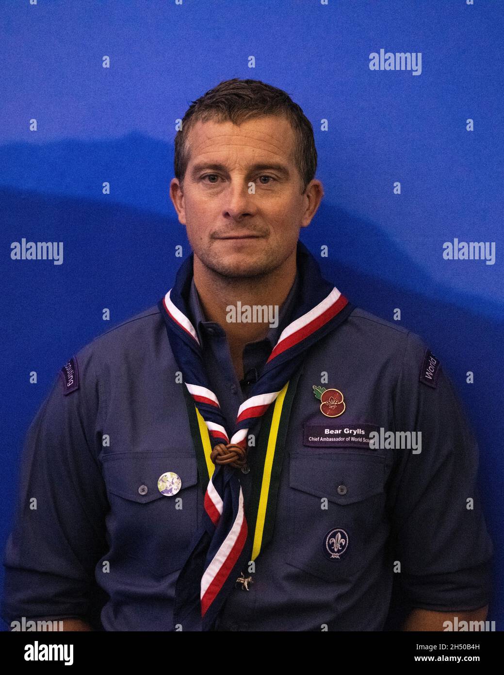 Glasgow, Scotland, UK. 5th Nov, 2021. PICTURED: Bear Grylls OBE ...