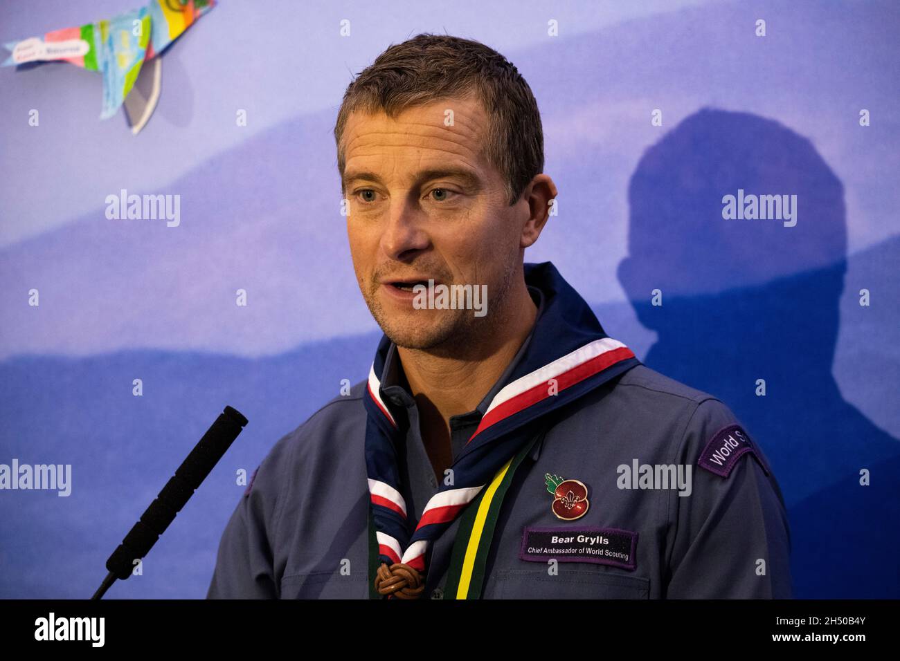 Glasgow, Scotland, UK. 5th Nov, 2021. PICTURED: Bear Grylls OBE ...