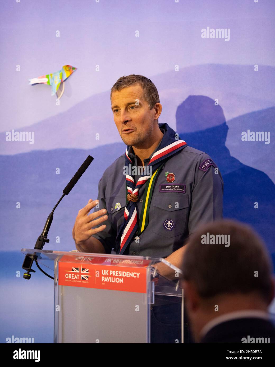 Glasgow, Scotland, UK. 5th Nov, 2021. PICTURED: Bear Grylls OBE ...