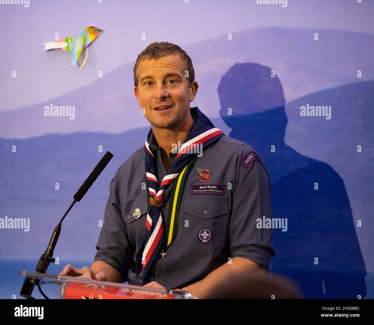 Glasgow, Scotland, UK. 5th Nov, 2021. PICTURED: Bear Grylls OBE ...