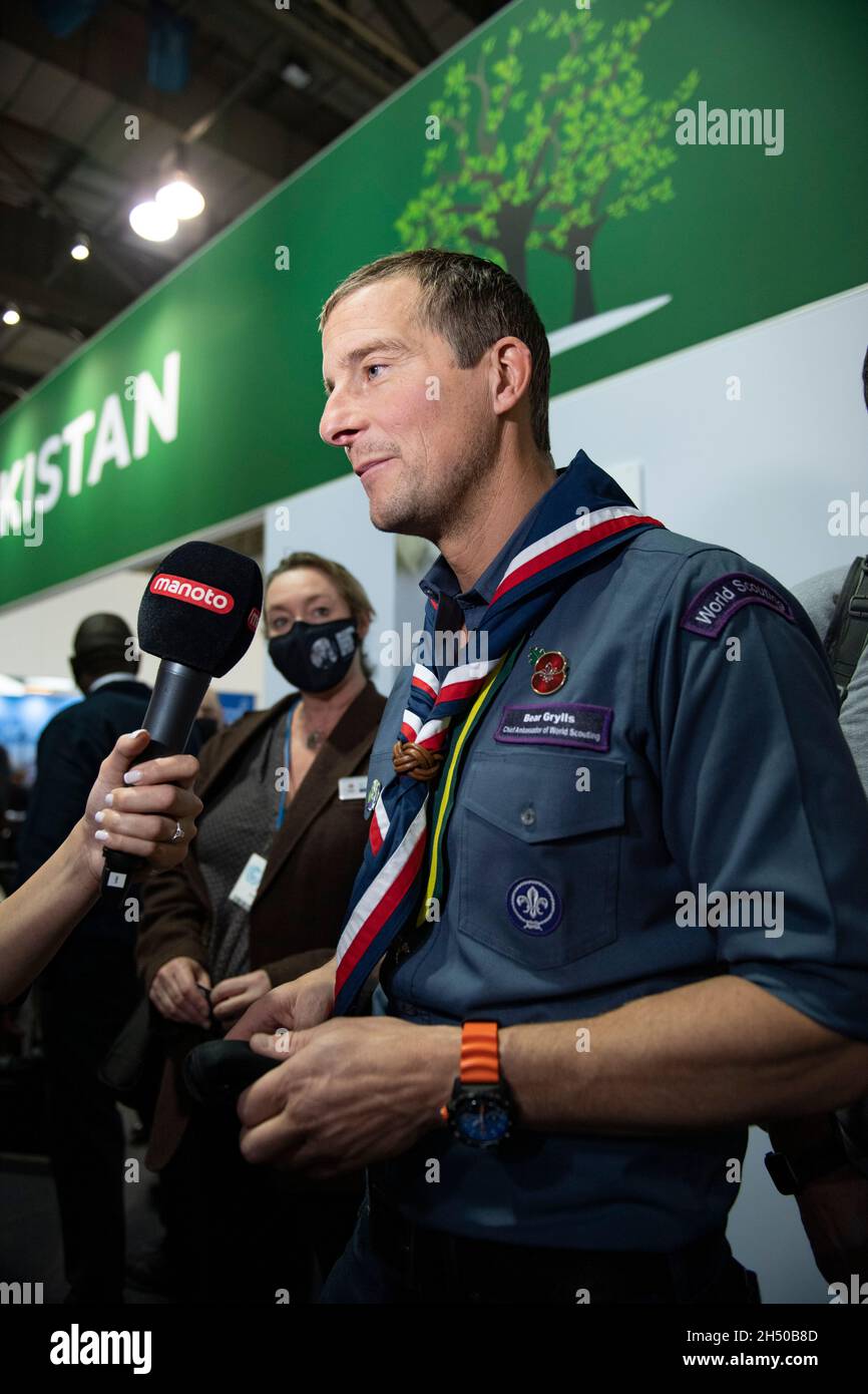 Glasgow, Scotland, UK. 5th Nov, 2021. PICTURED: Bear Grylls OBE ...
