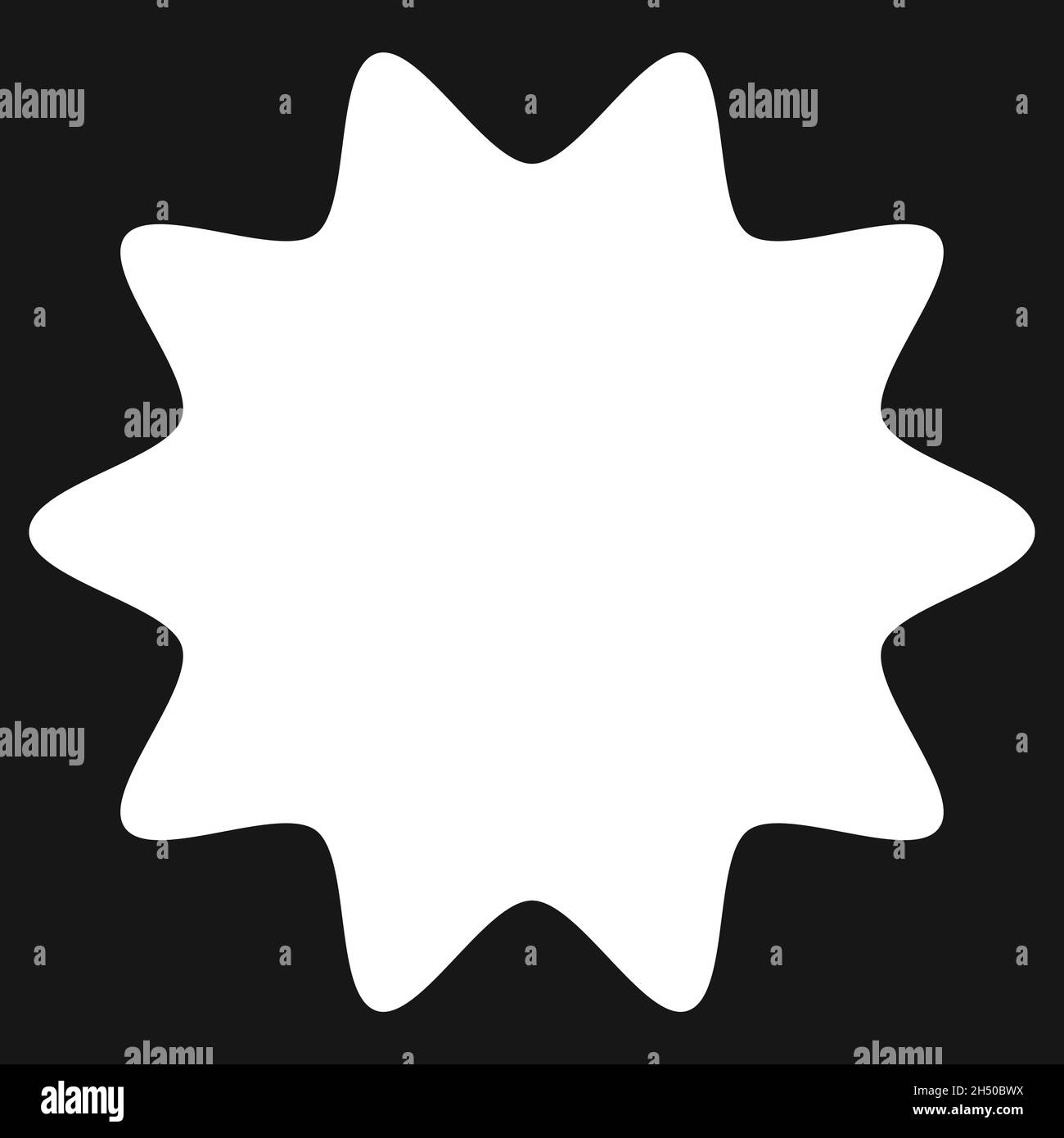 Starburst, sunburst price tag, label. Empty, blank price flash for ...