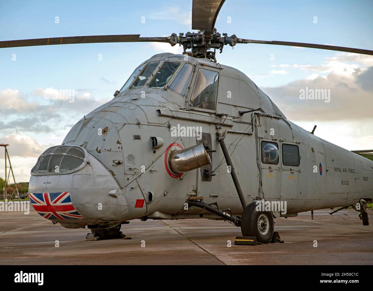 RAF Wessex HU.5 Rescue Helicopter, XS507 Stock Photo - Alamy