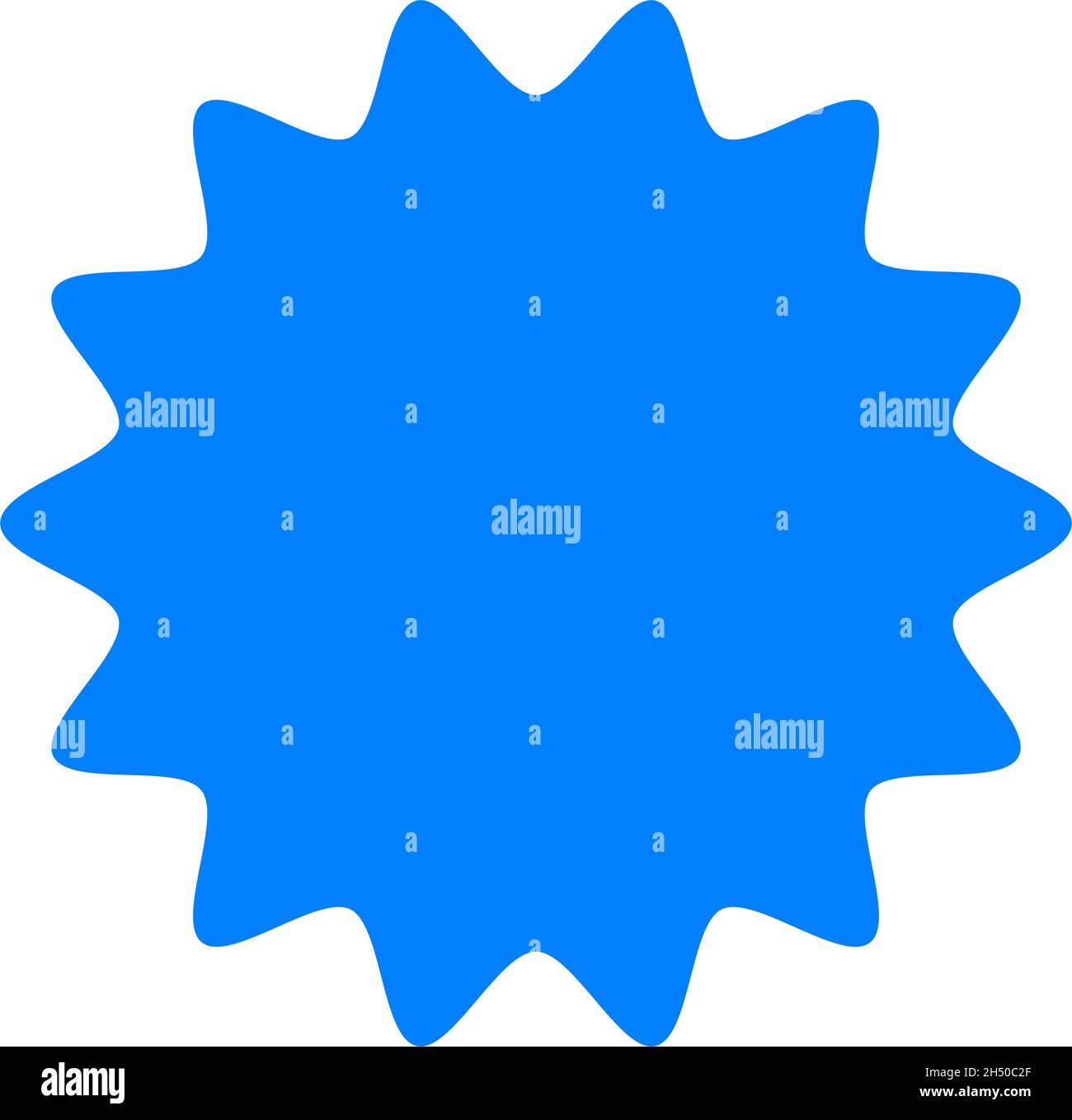 Starburst, sunburst price tag, label. Empty, blank price flash for ...