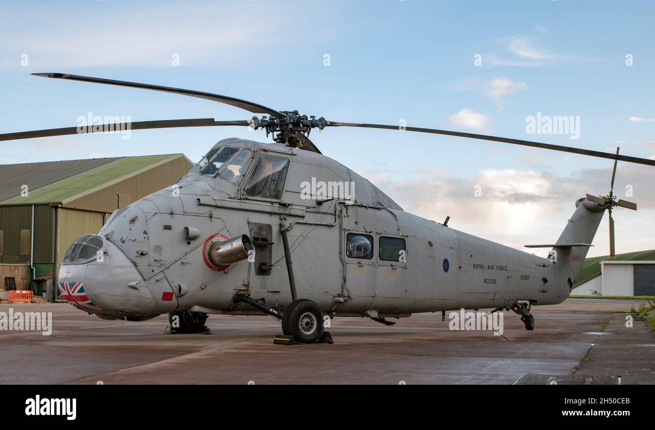 RAF Wessex HU.5 Rescue Helicopter, XS507 Stock Photo - Alamy