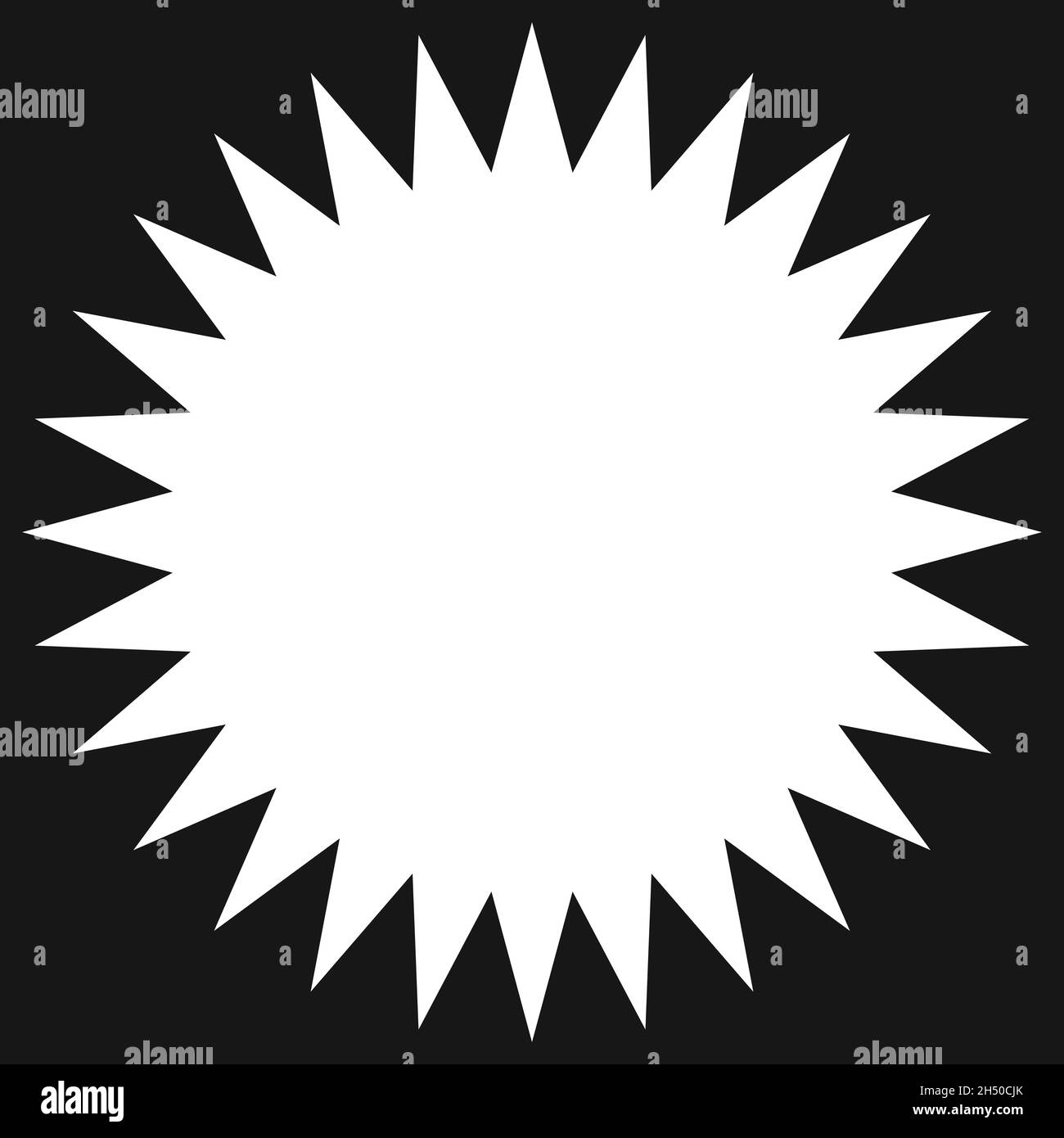 Starburst, sunburst price tag, label. Empty, blank price flash for ...
