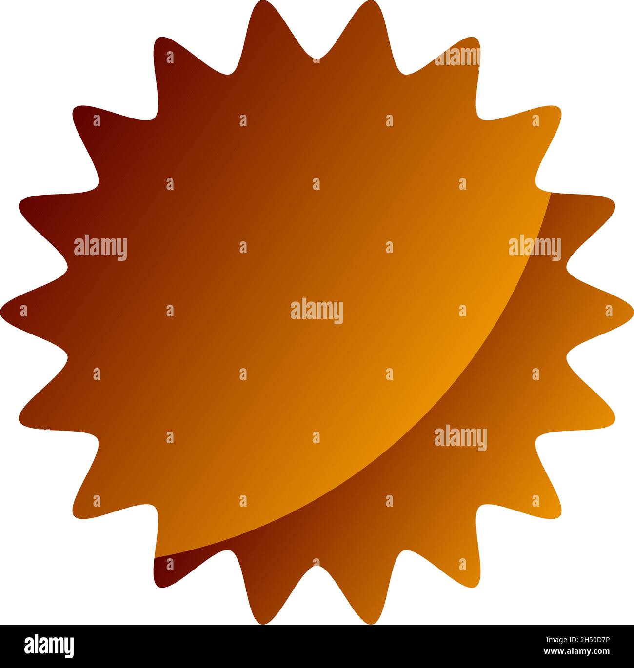 Starburst, sunburst price tag, label. Empty, blank price flash for ...