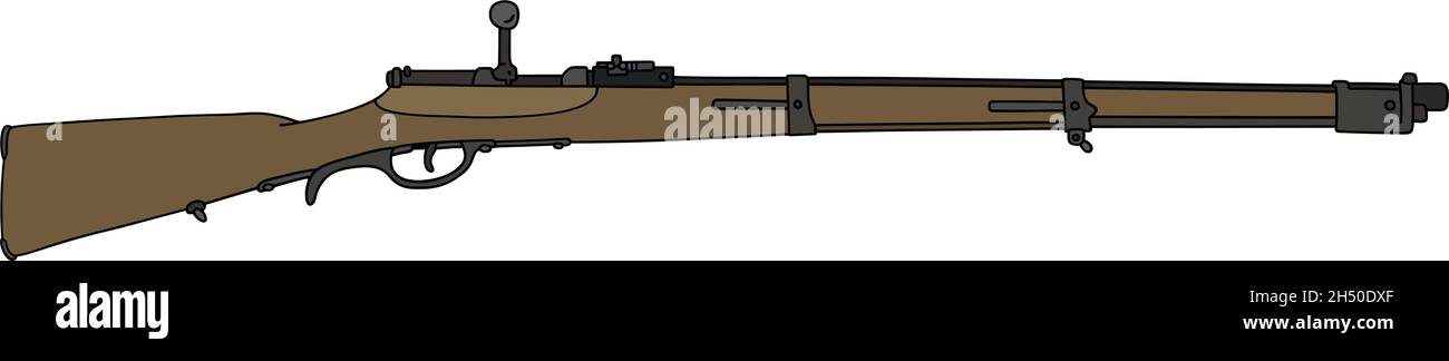 Battle carbine rifle Stock Vector Images - Alamy
