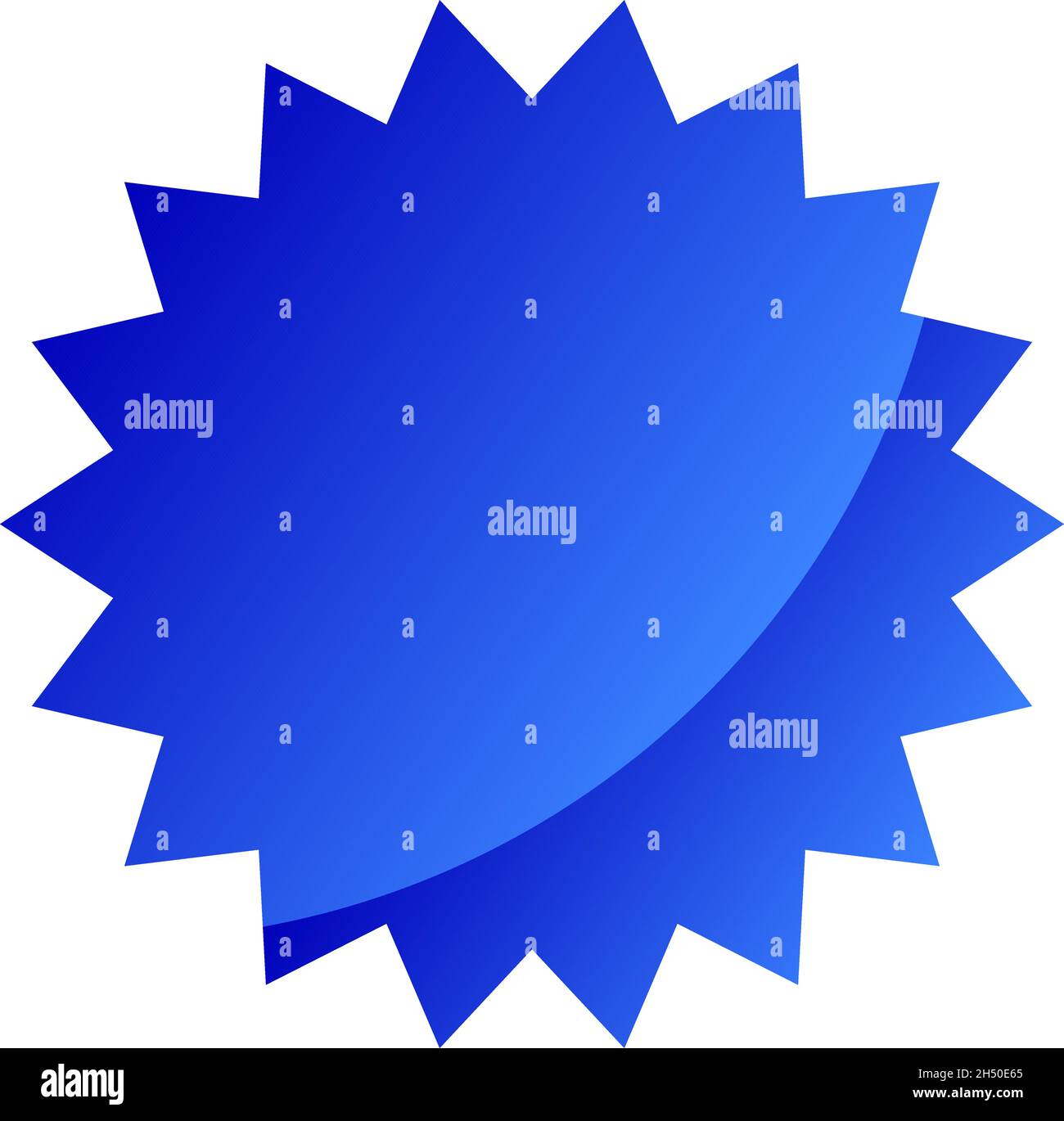 Starburst, sunburst price tag, label. Empty, blank price flash for ...