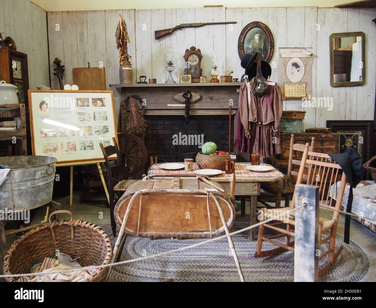 Preserved antiques and artifacts on display at The Vault Museum in the ...