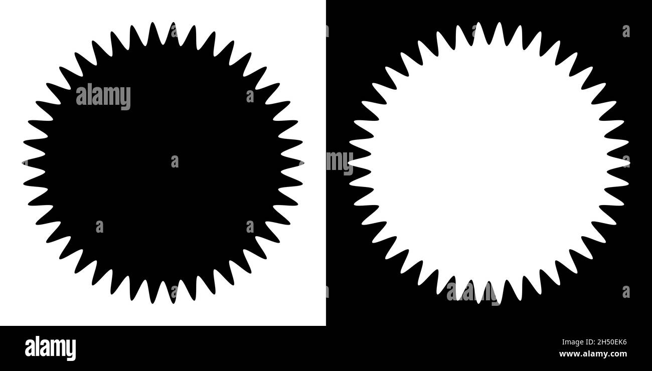 Starburst, sunburst price tag, label. Empty, blank price flash for ...