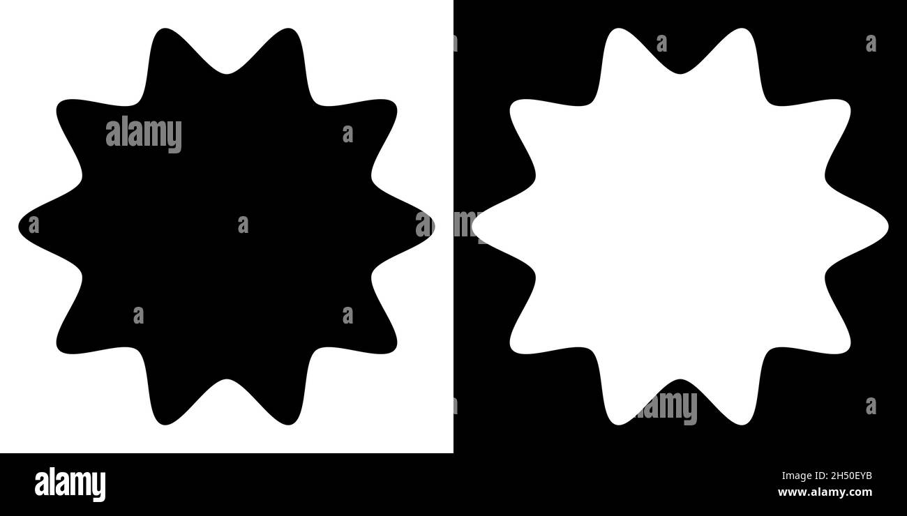 Starburst, sunburst price tag, label. Empty, blank price flash for ...