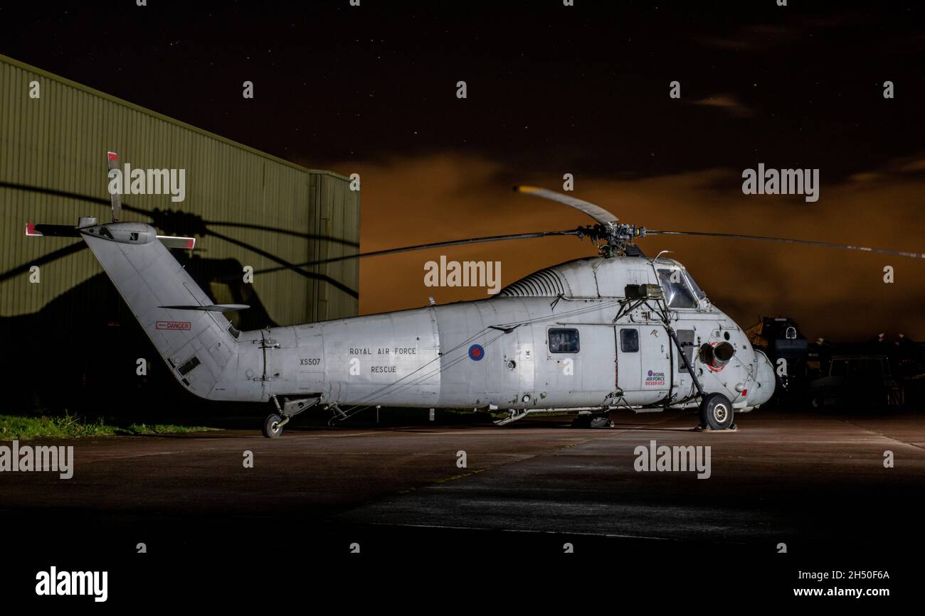 RAF Wessex HU.5 Rescue Helicopter, XS507 Stock Photo - Alamy