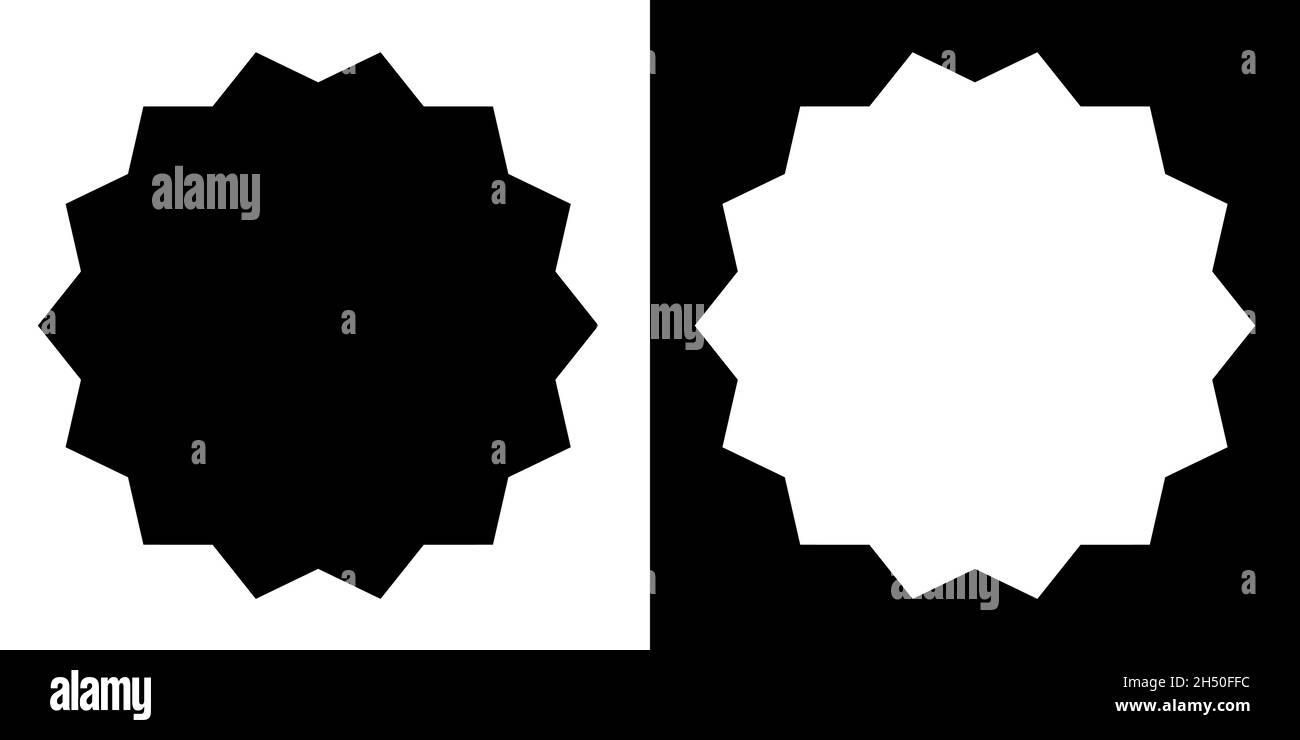 Starburst, sunburst price tag, label. Empty, blank price flash for ...