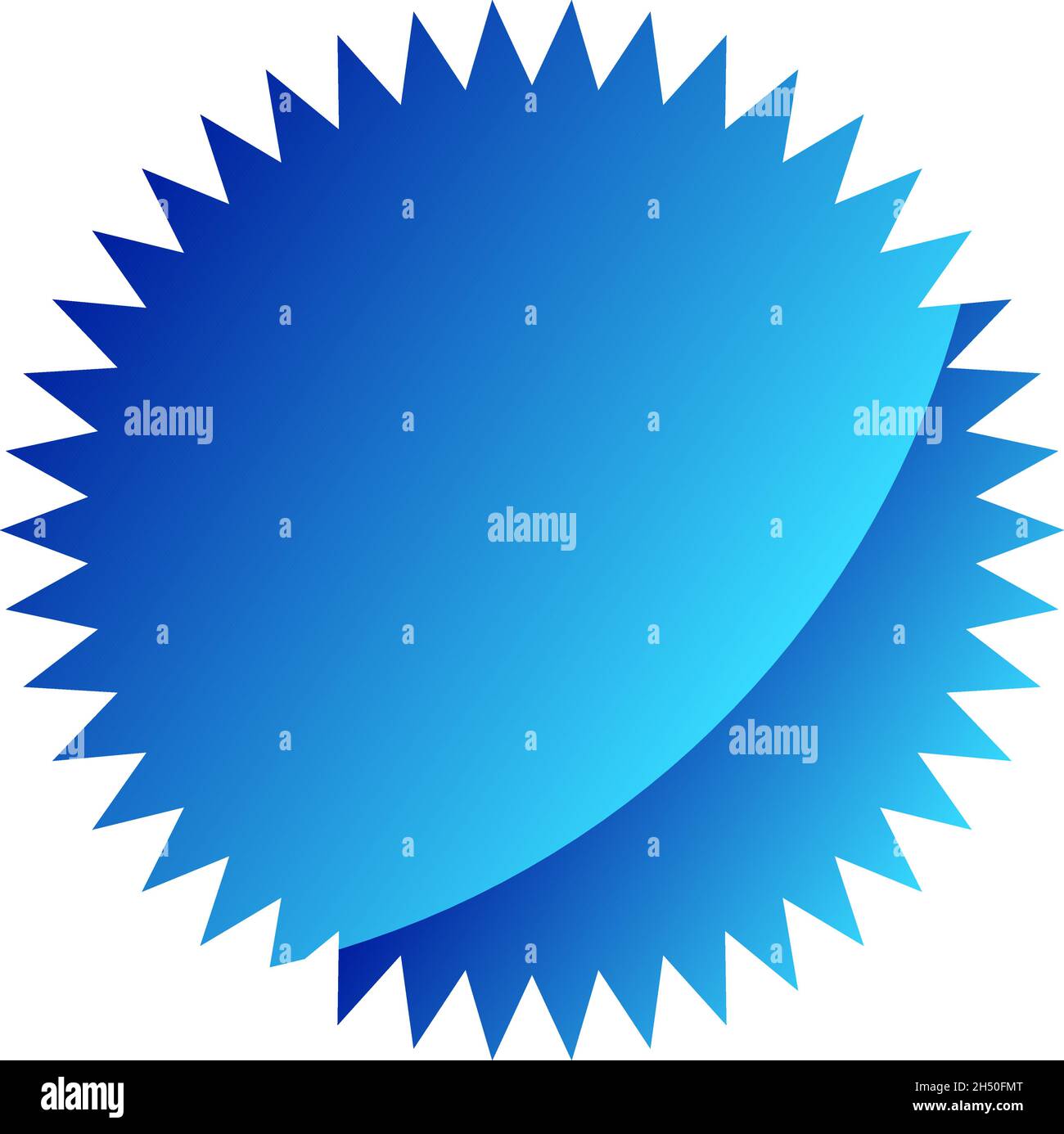 Starburst, sunburst price tag, label. Empty, blank price flash for ...