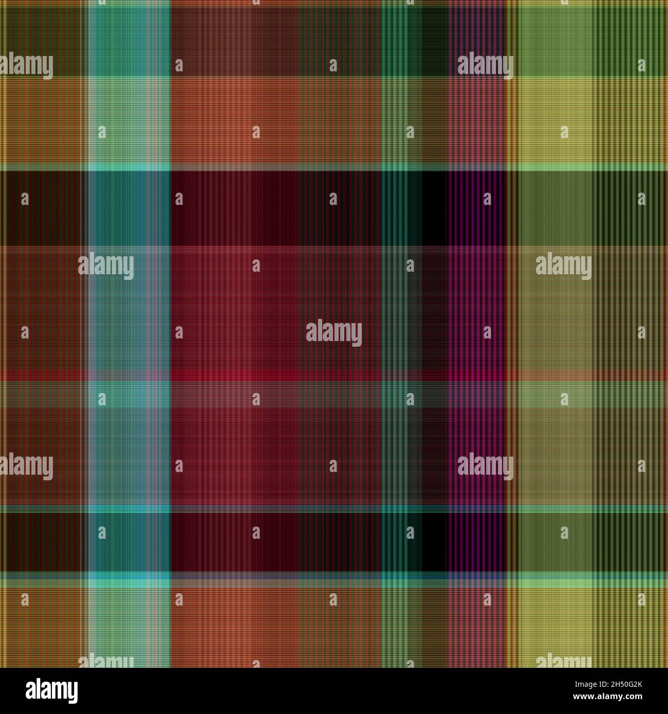 Seamless madras patchwork plaid cotton pattern. Tileable quilting ...