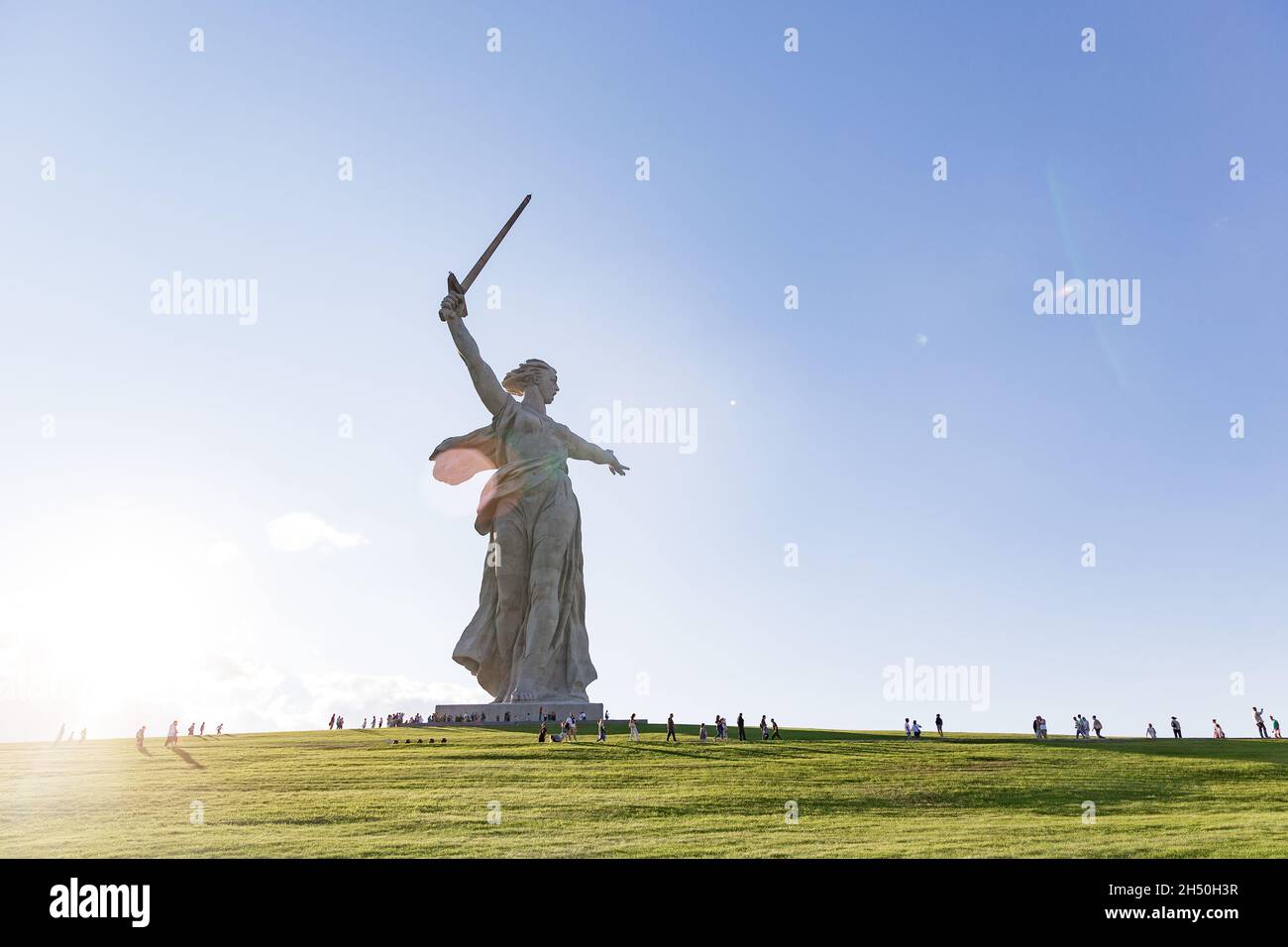 VOLGOGRAD, RUSSIA - AUGUST 16, 2020: The Grieving Mother and Motherland ...