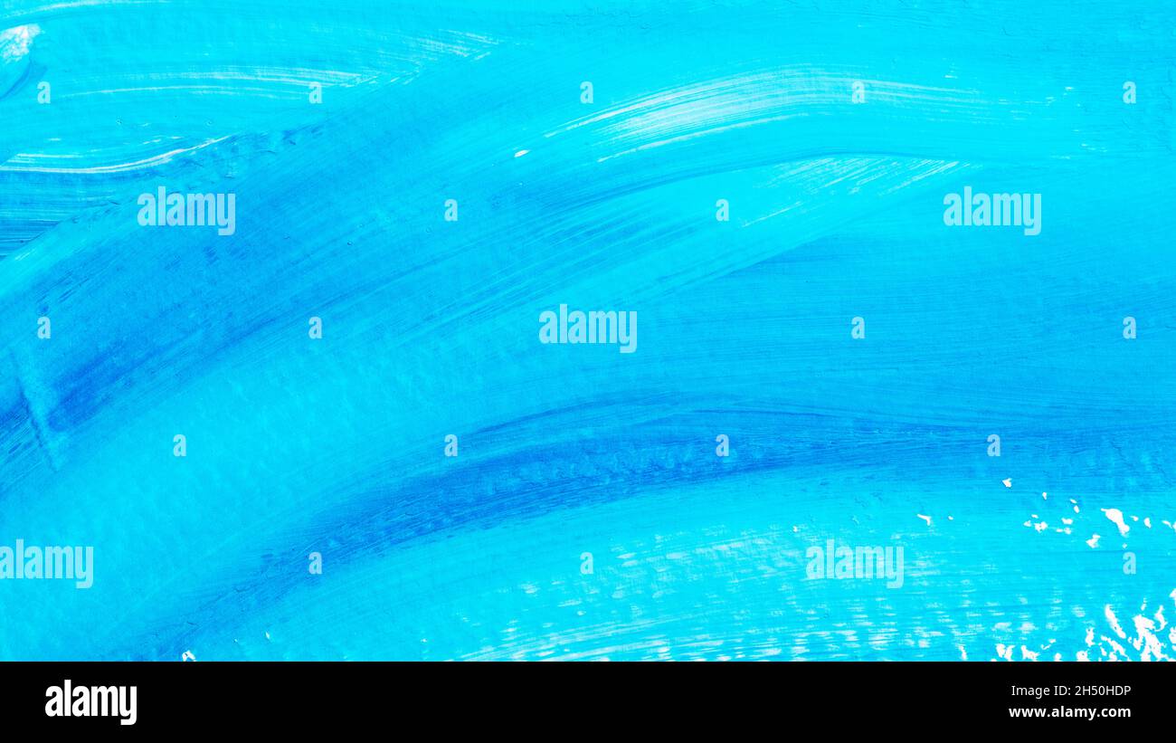 Blue paint brush strokes abstract background Stock Photo - Alamy