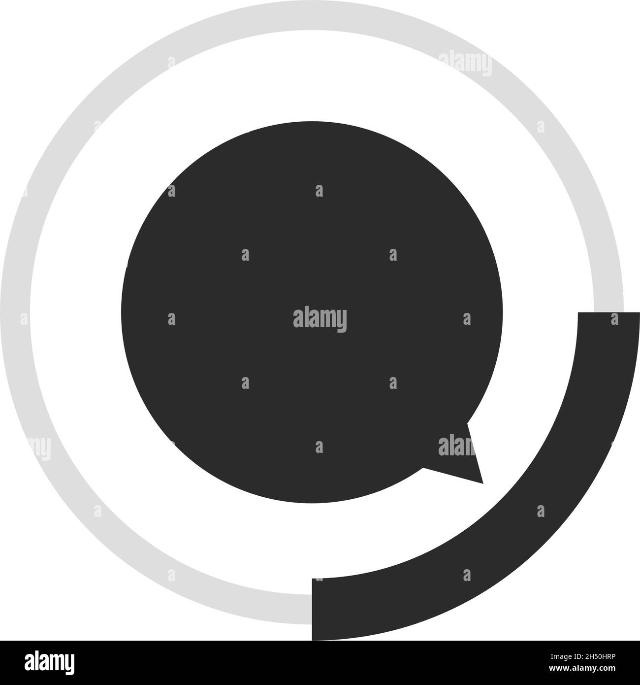 Gauge, meter, dial icon with different number of sections, parts ...