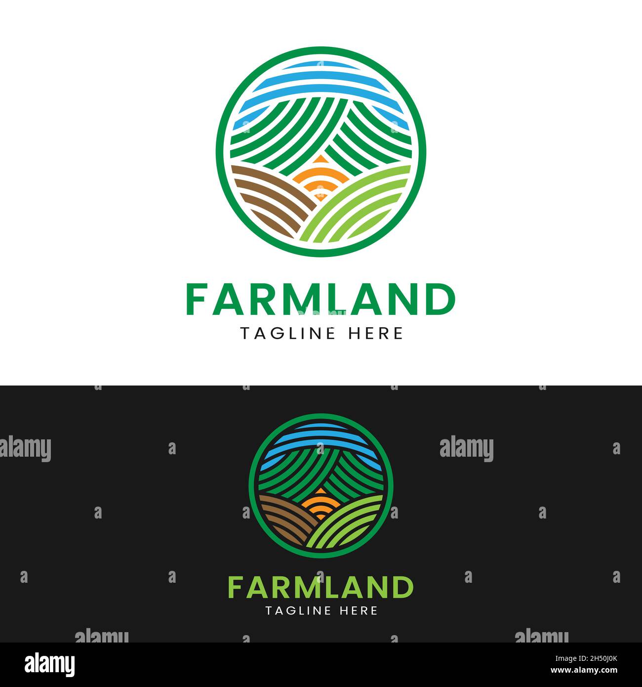 Agriculture logo hi-res stock photography and images - Alamy