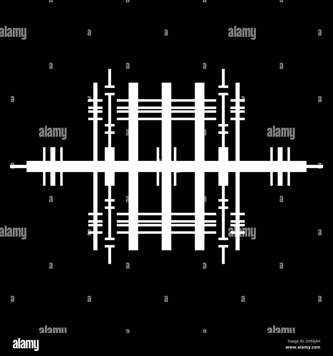 Abstract geometric, geometrical design element, shape - stock vector ...