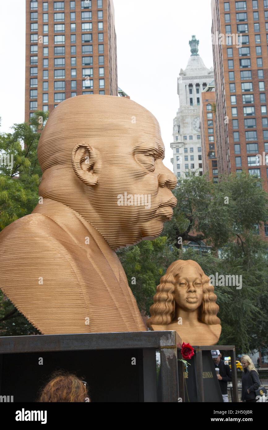 Art Installation at Union Square in NYC by artist Chris Carnabuci of ...