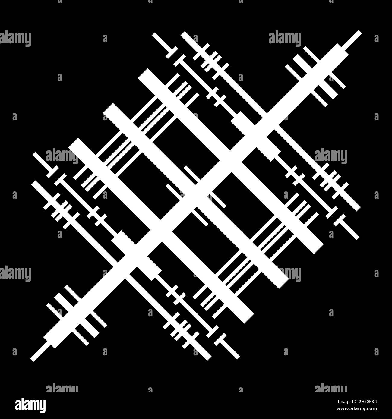 Abstract geometric, geometrical design element, shape - stock vector ...