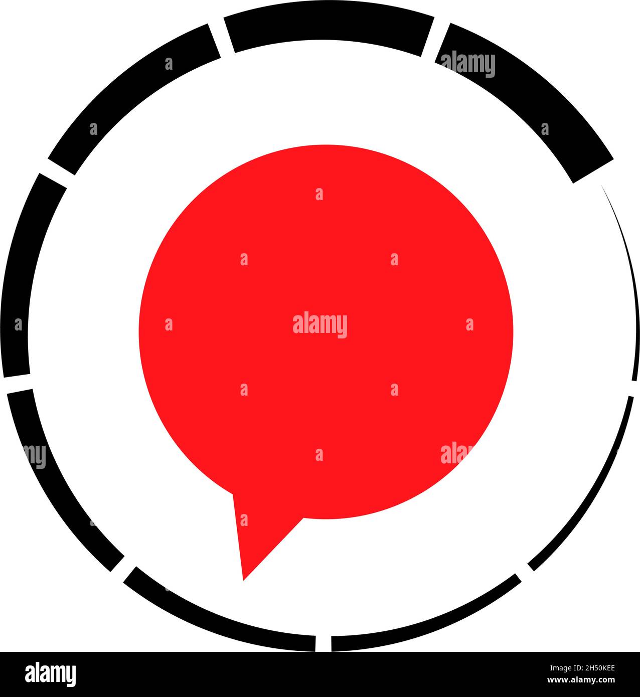 Gauge, meter, dial icon with different number of sections, parts ...