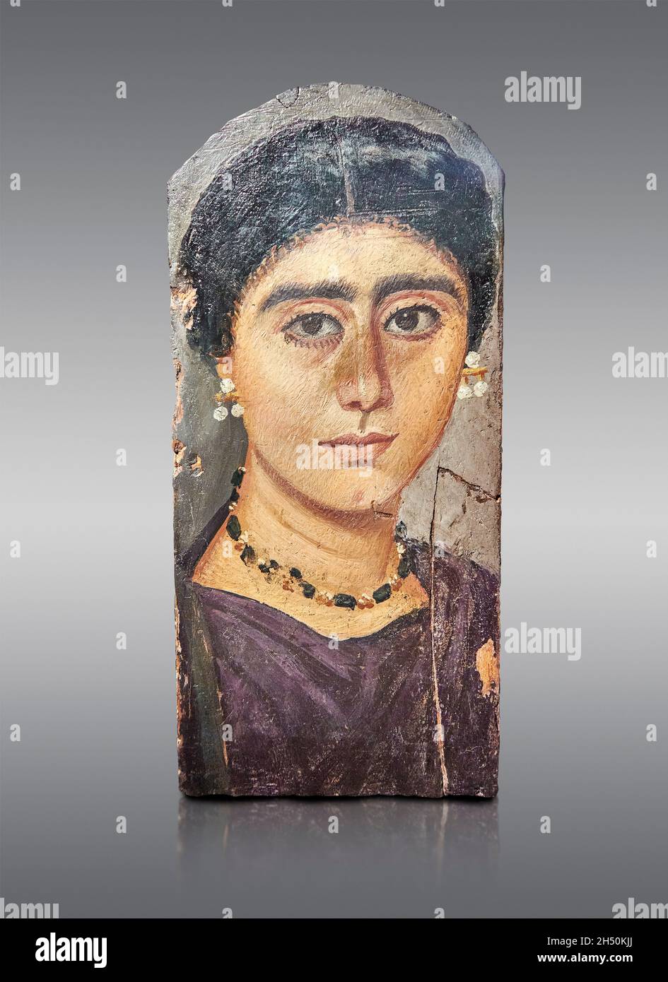 Antinoopolis + "mummy portrait" + woman hi-res stock photography and ...