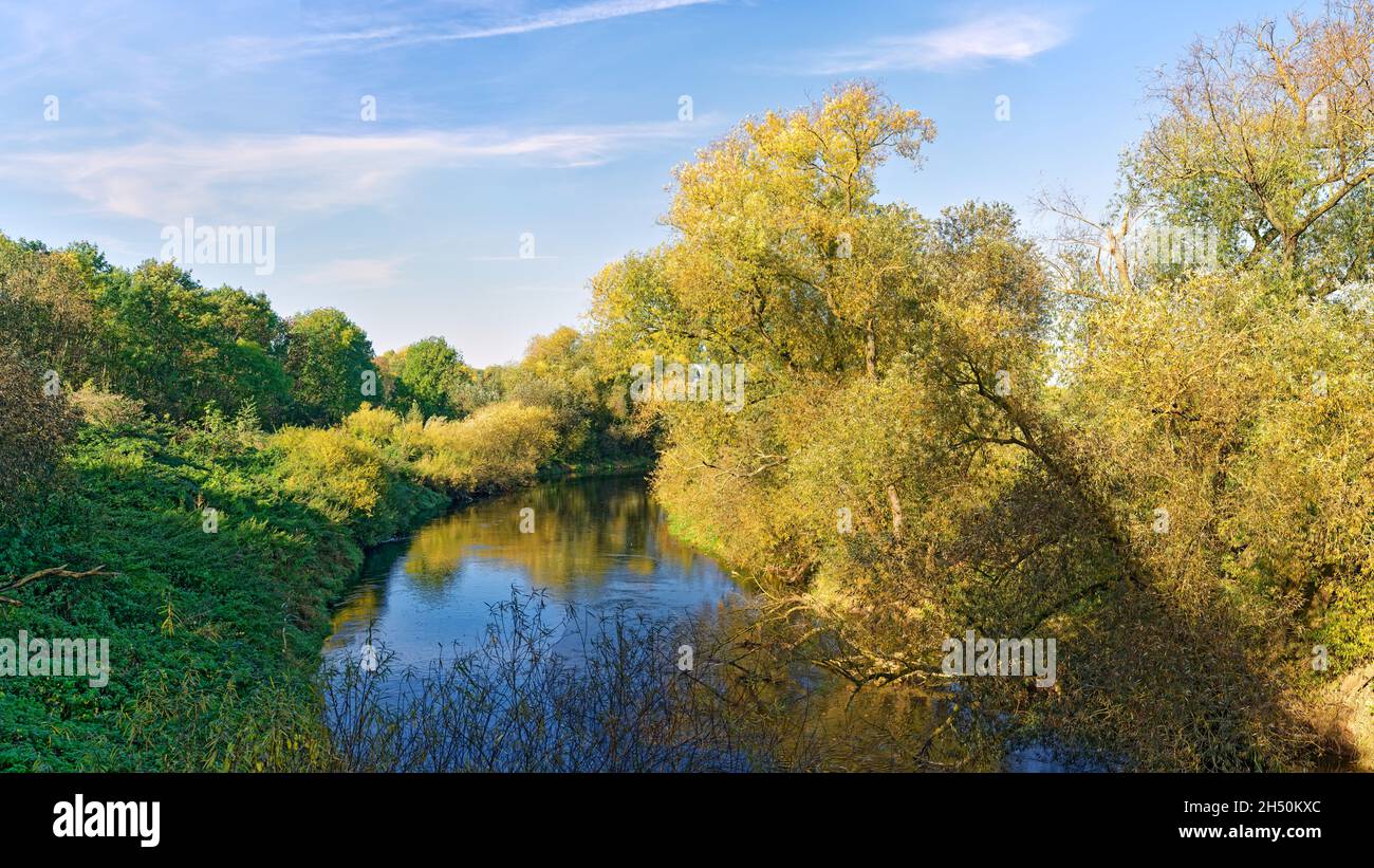 HQ Panorama - Die Leine bei Letter, The River Leine in Letter ...