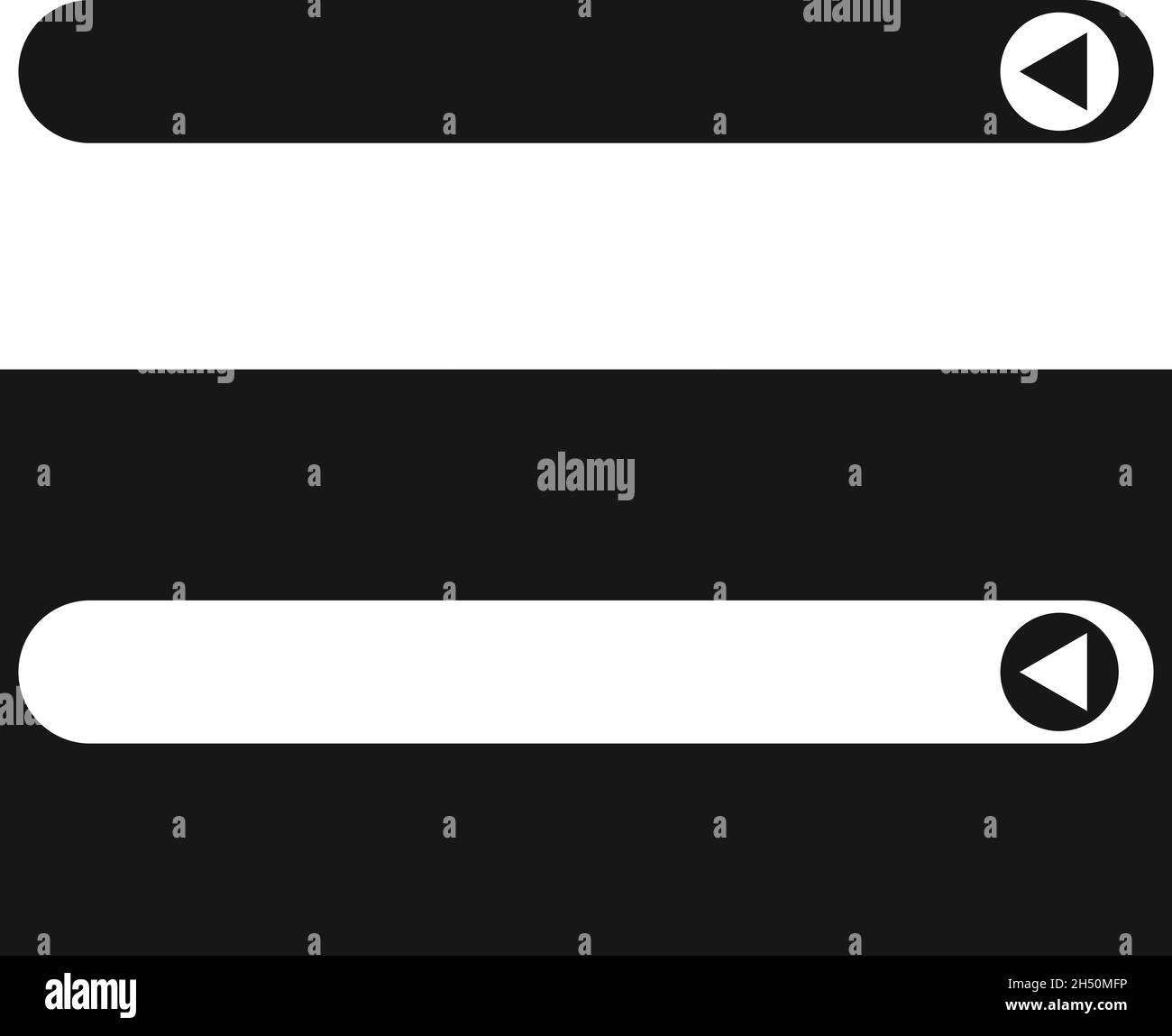 Web button, banner, plaque, bar design element for your text message ...