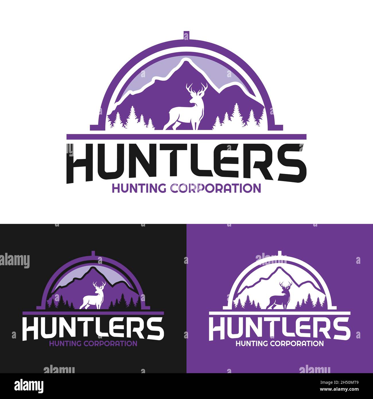 Hiking outdoor adventure logo Stock Vector Images - Alamy