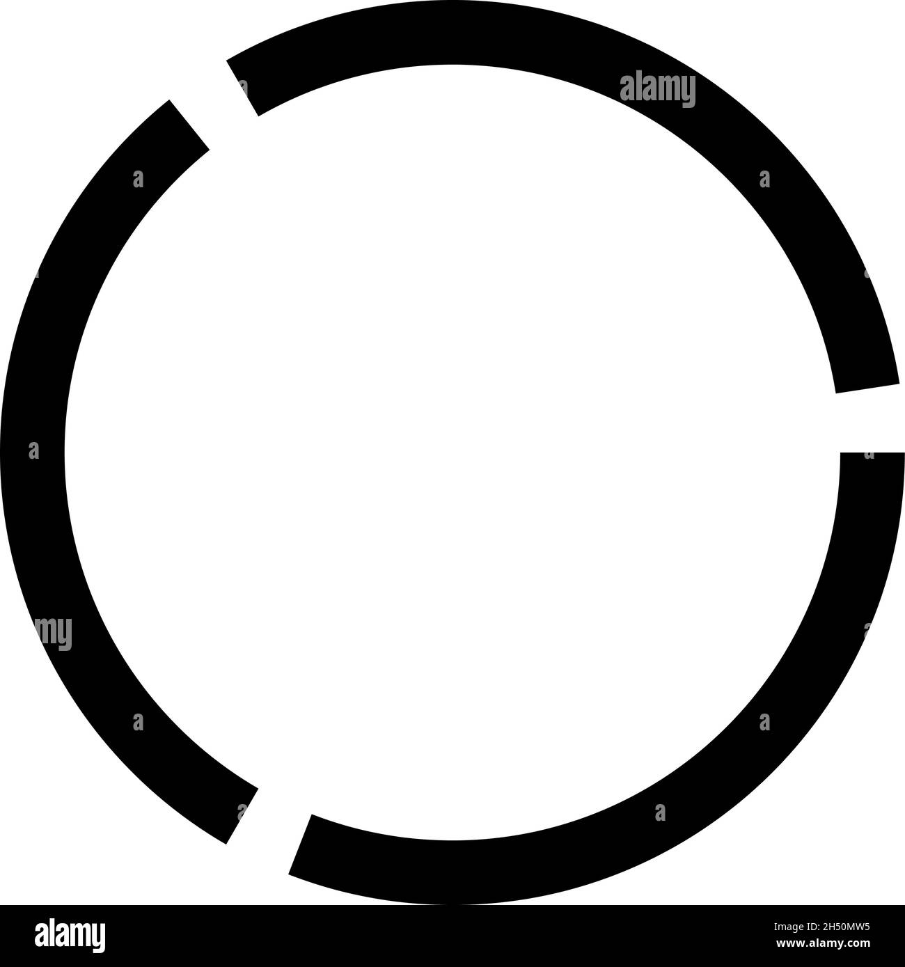 Infographic 3 part circle Black and White Stock Photos & Images - Alamy