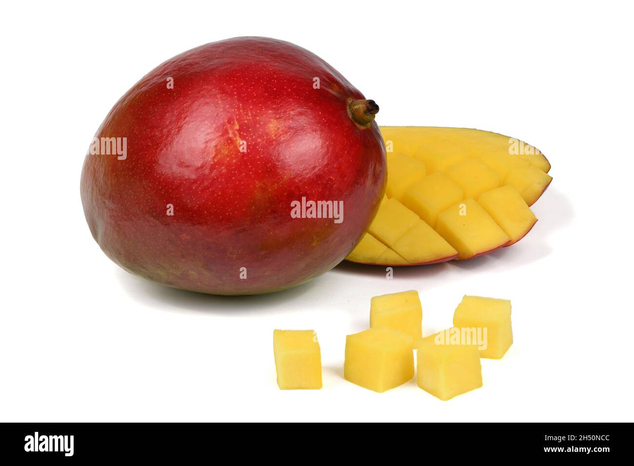 Fresh Mango fruits isolated on white background. High resolution photo ...
