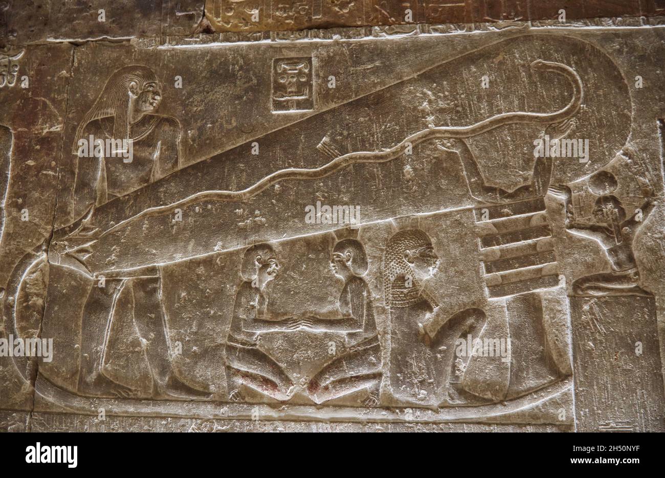 The Dendera Lightbulb Carving Stock Photo - Alamy
