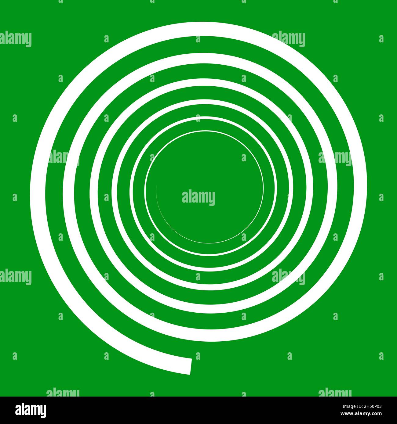 Spiral, swirl, twirl element. Bine, tendril shapes. Curly, curvy and ...