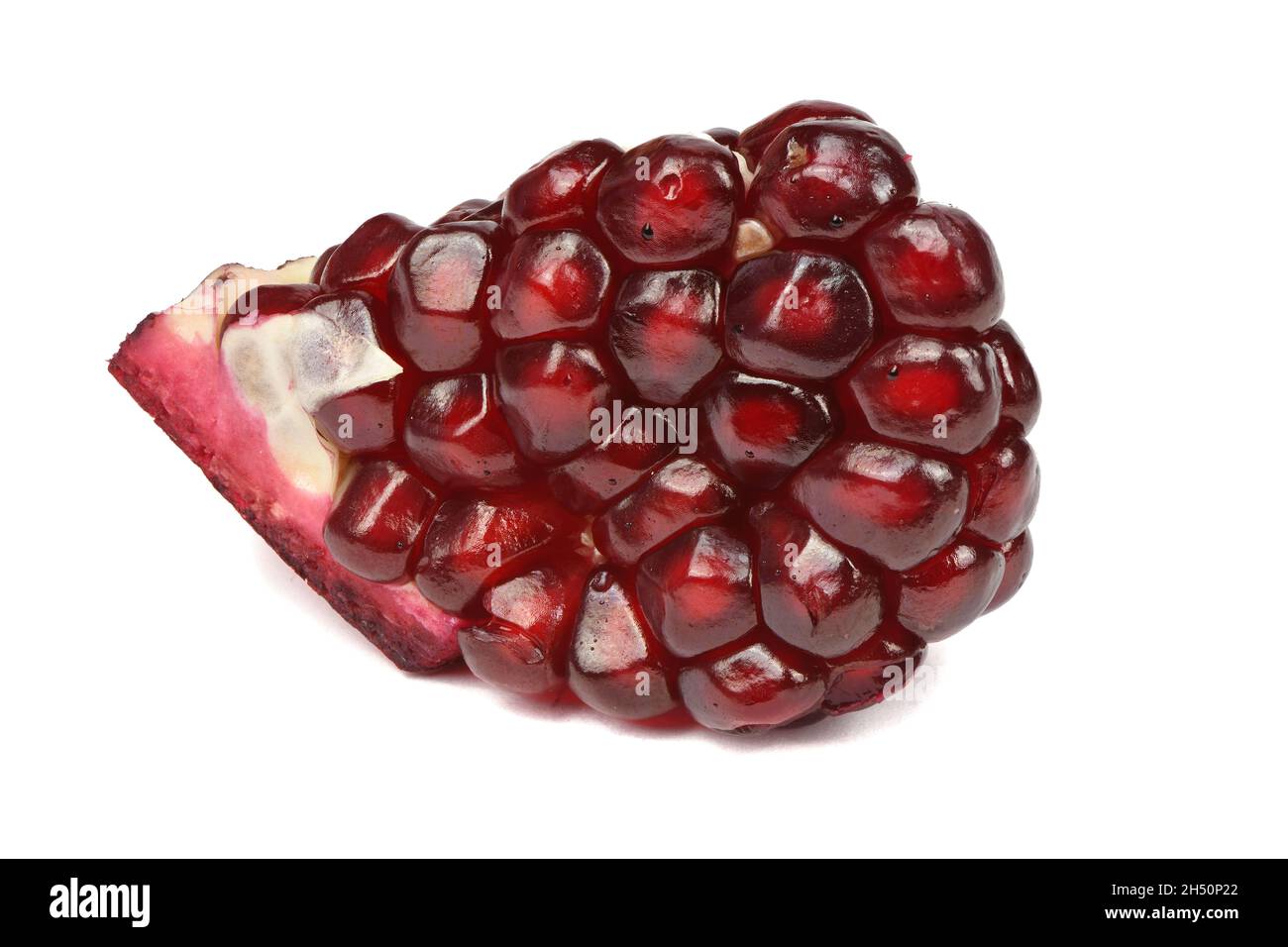 Garnet grains isolated on white background. High resolution photo. Full ...