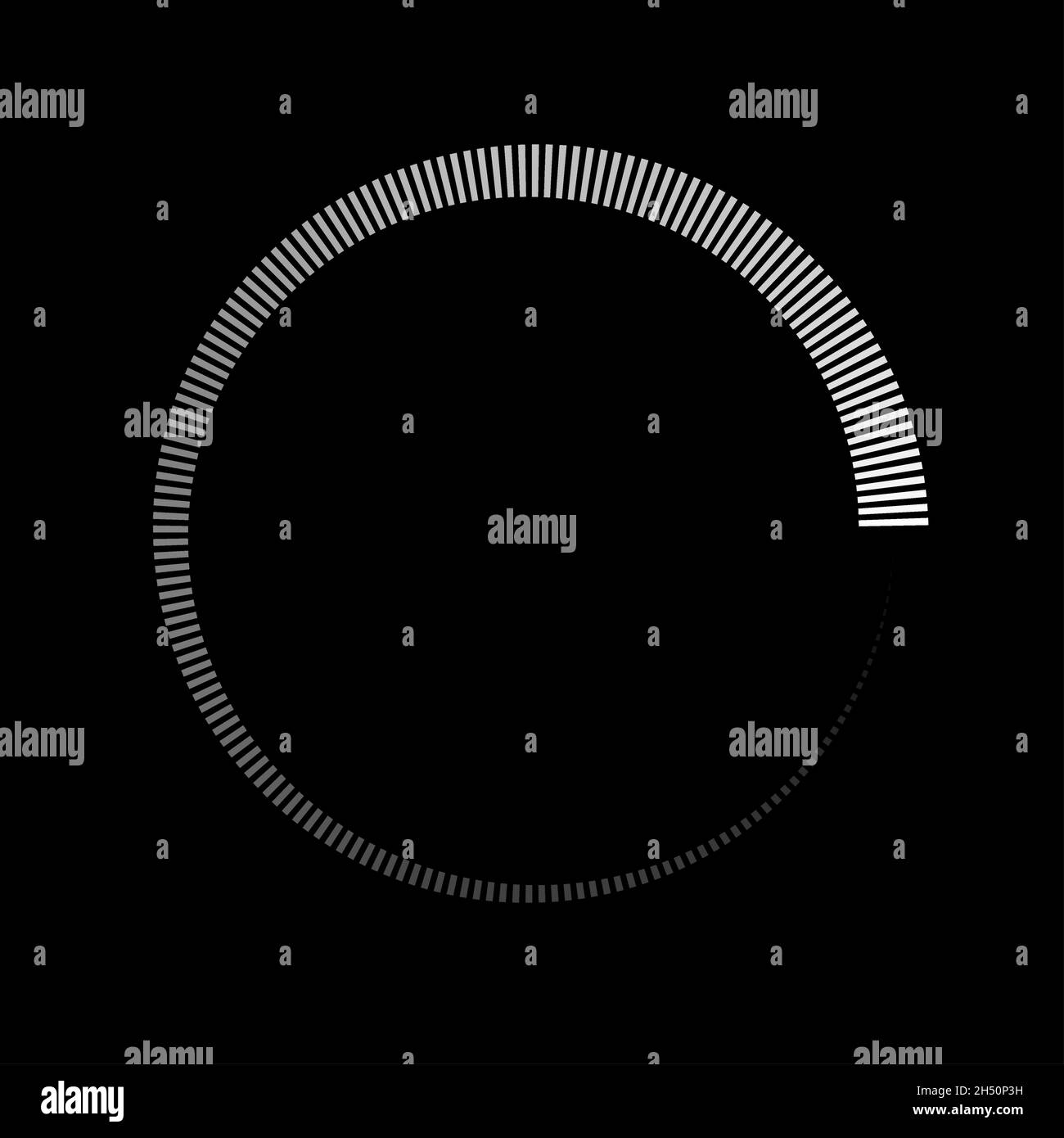 Progress, steps, phases indicator. Preloader, buffer shape. Circle, circular loading icon ...