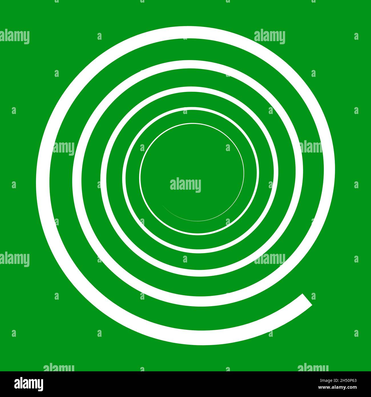 Spiral, swirl, twirl element. Bine, tendril shapes. Curly, curvy and ...