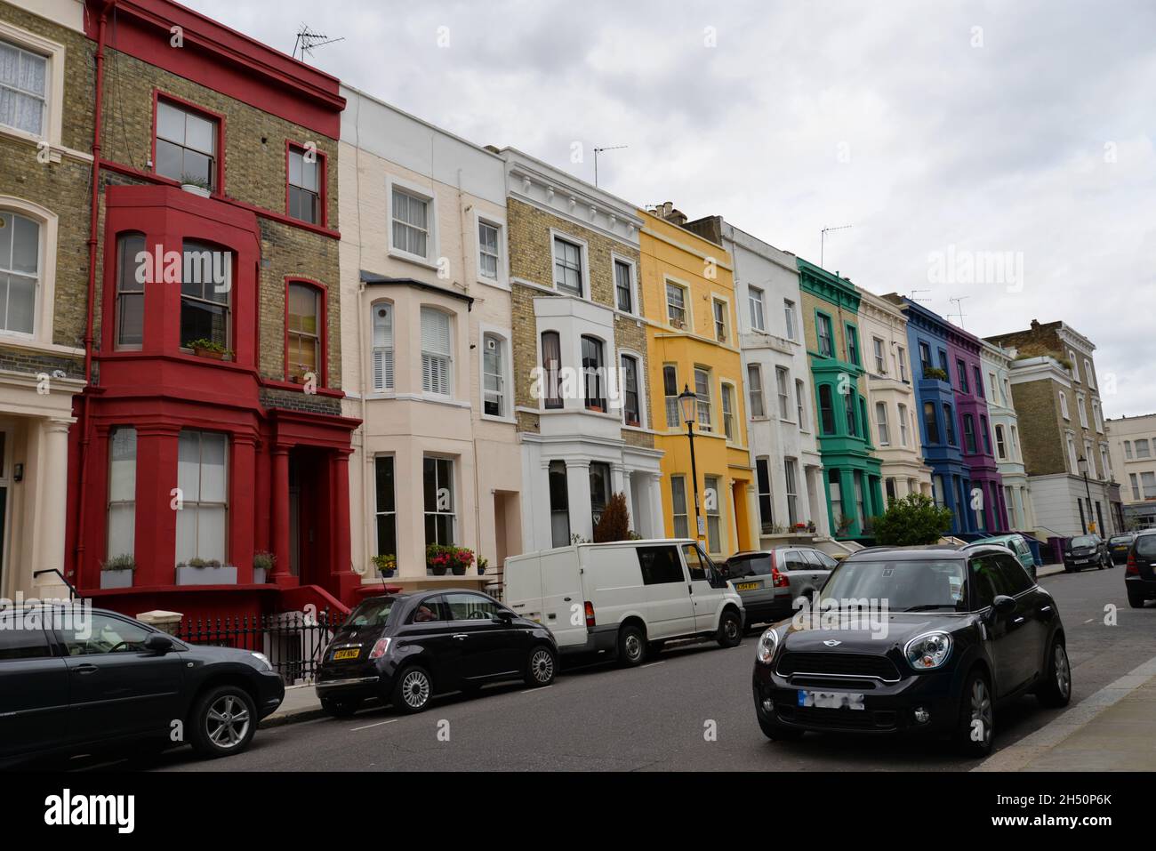 The street view of London in the morning Stock Photo - Alamy