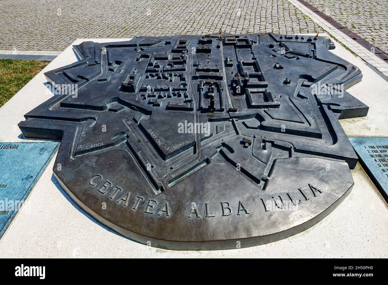 The old fortress of Alba Iulia in Romania Stock Photo - Alamy