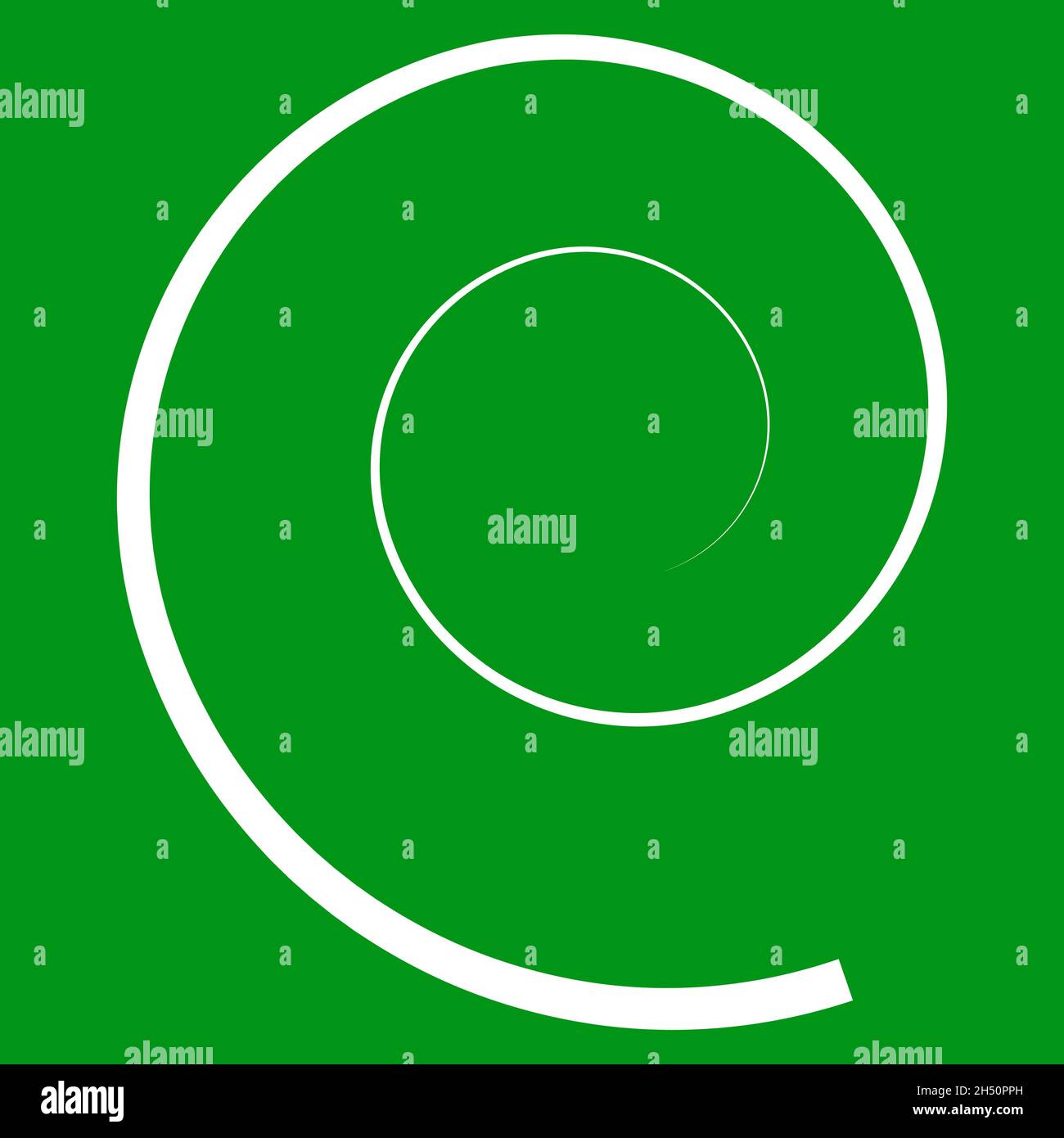 Spiral, swirl, twirl element. Bine, tendril shapes. Curly, curvy and ...