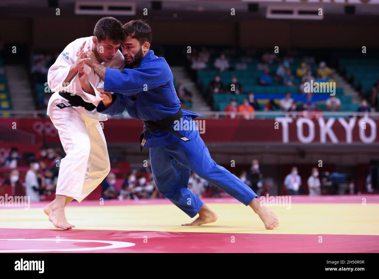 JULY 24th, 2021 - TOKYO, JAPAN: XXX in action during the Judo Women -48 kg XX at the Tokyo 2020 ...