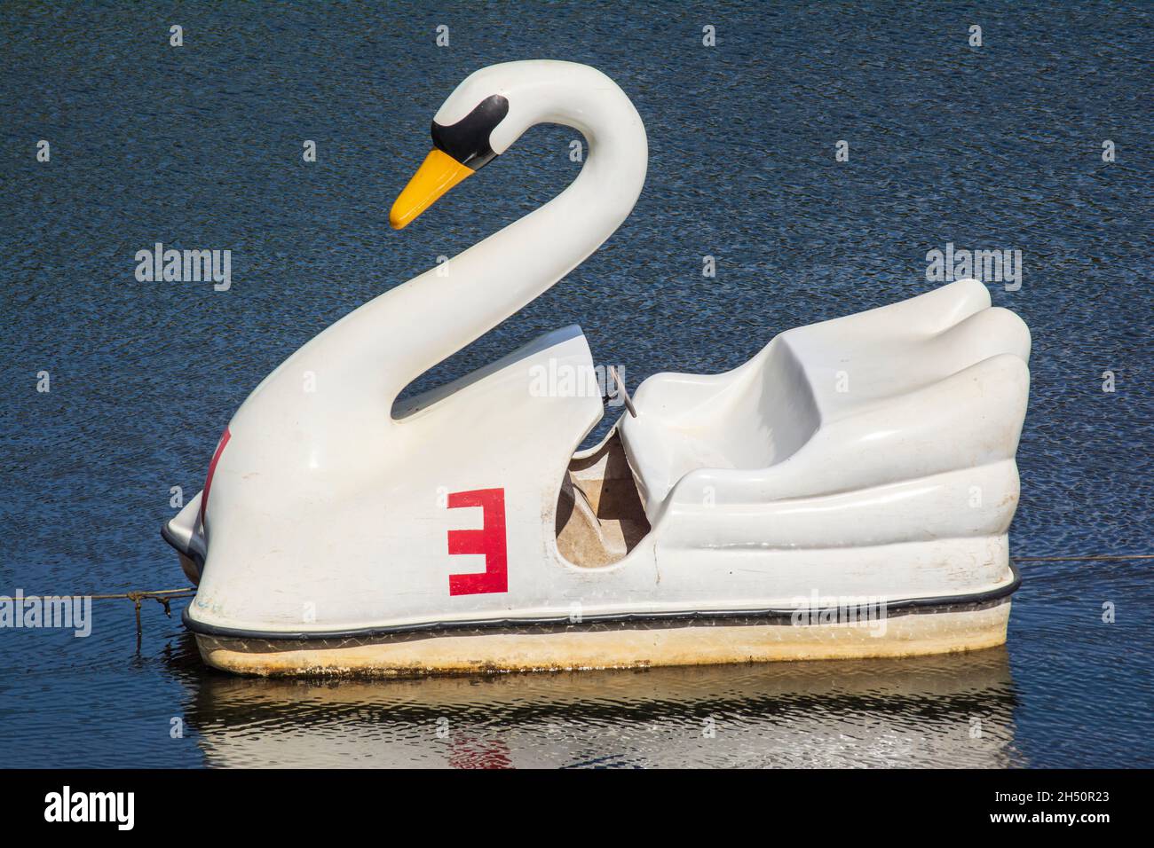 Salvador, Bahia, Brazil - August 17, 2014: Goose-shaped boat in Pituacu ...